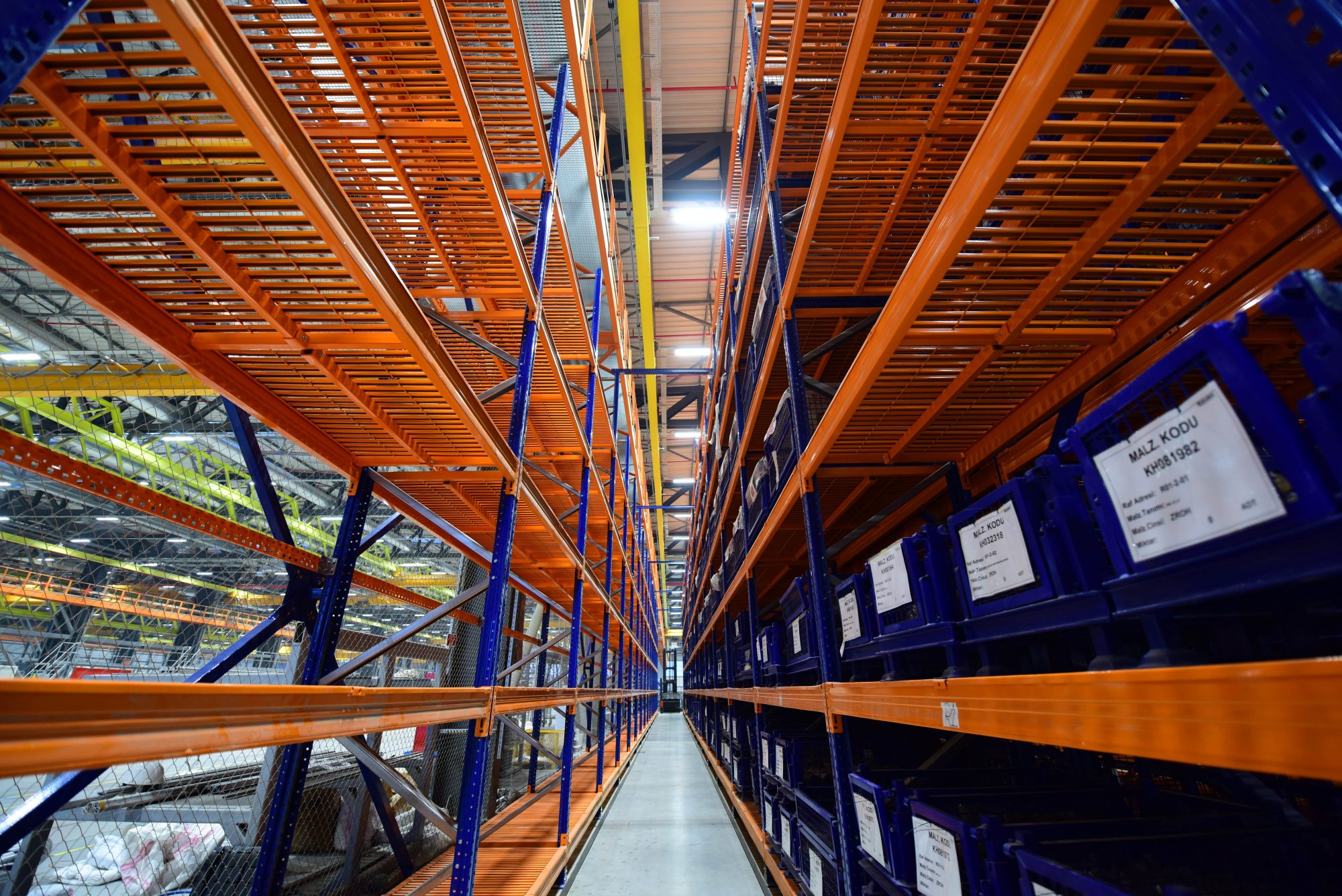 MEZZANIN RAF SİSTEMİ | ENDÜSTRİYEL DEPO VE RAF SİSTEMLERİ